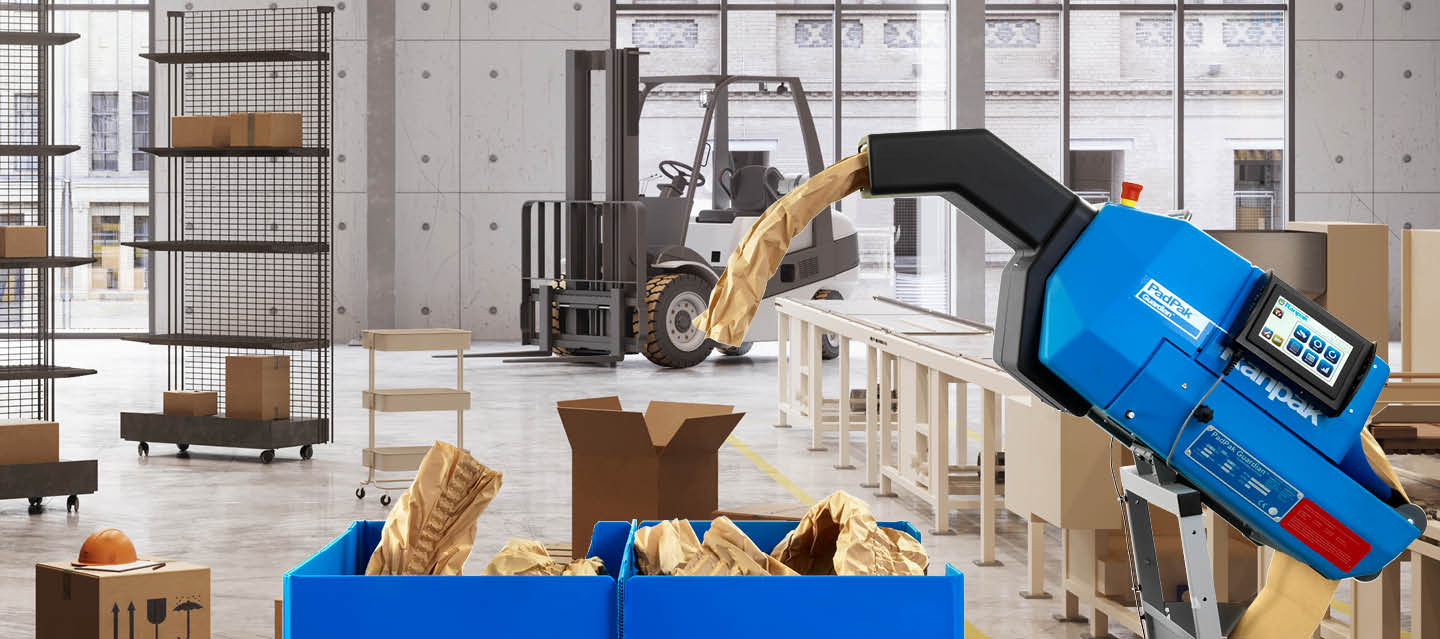 PadPak Guardian® - Paper Cushion Packaging Machine | Ranpak