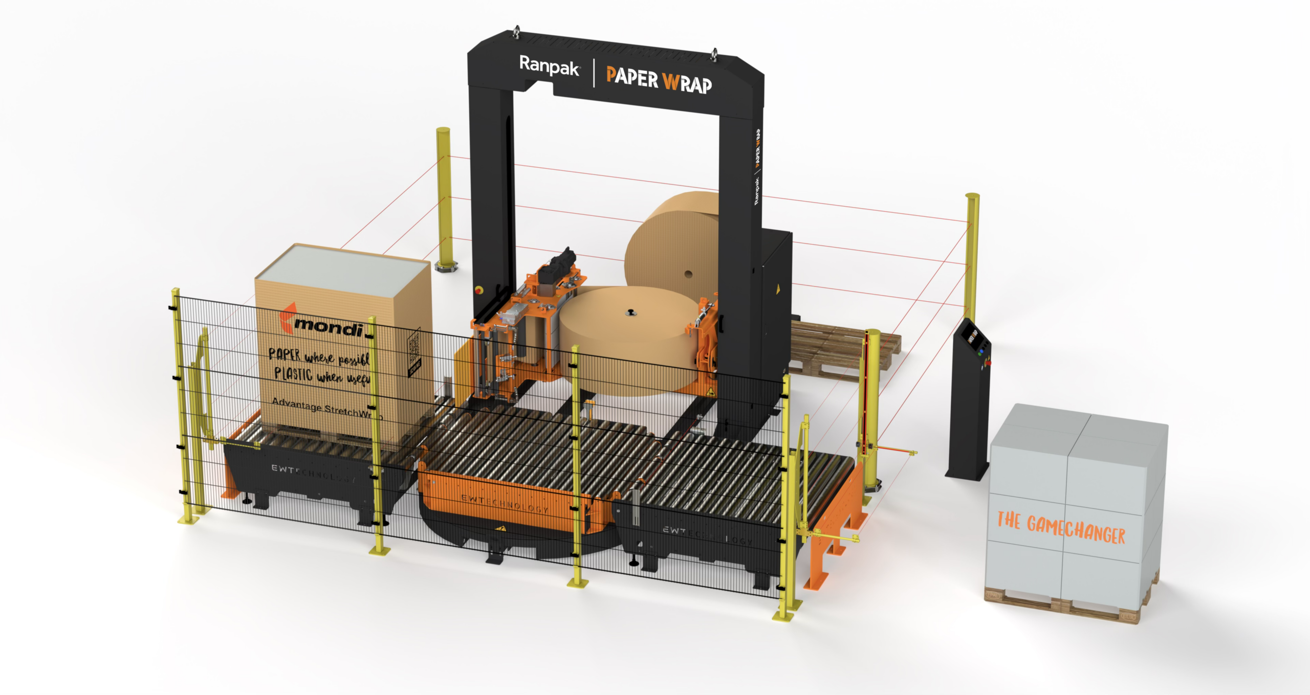 Eco-Friendly Paper Pallet Wrapping Solutions | Ranpak